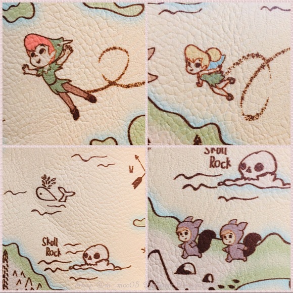 Loungefly | Bags | Loungefly Peter Pan Neverland Map Mini Backpack ...